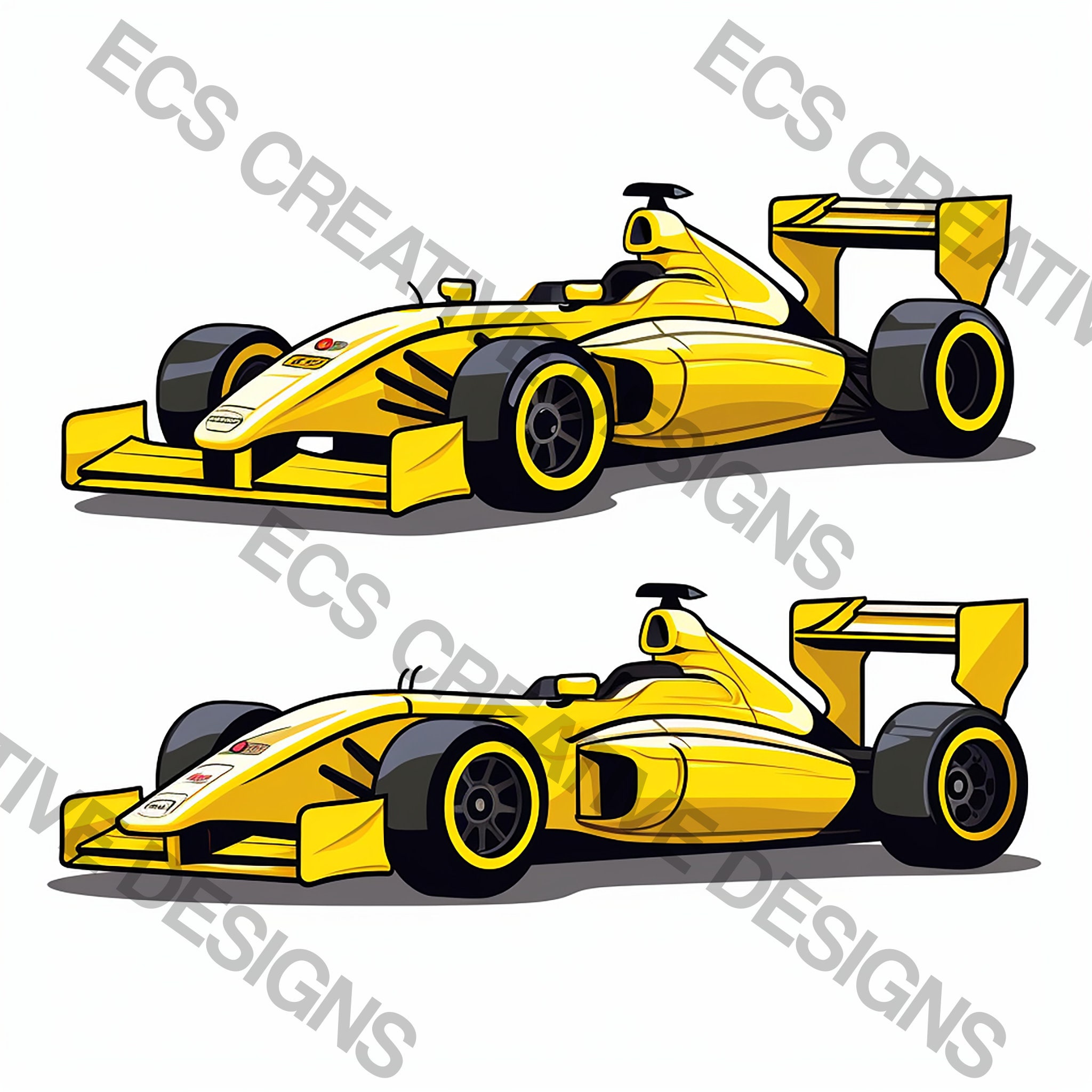 Race Car 51 PNG Clipart Bundle, Instant Digital Download, High Quality ...