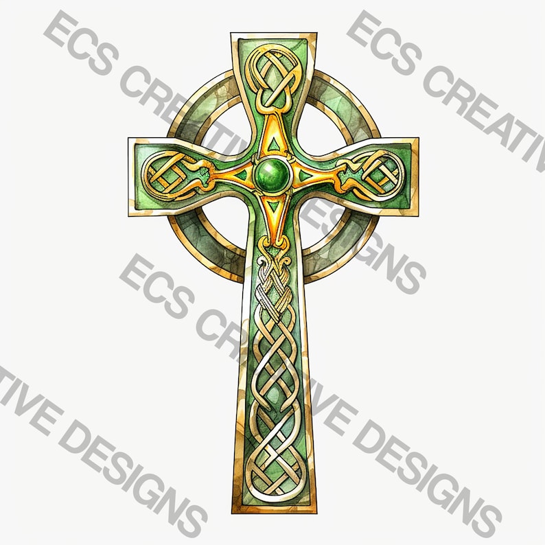 Celtic Cross Clipart Bundle, Instant Digital Download, 20 High Quality ...