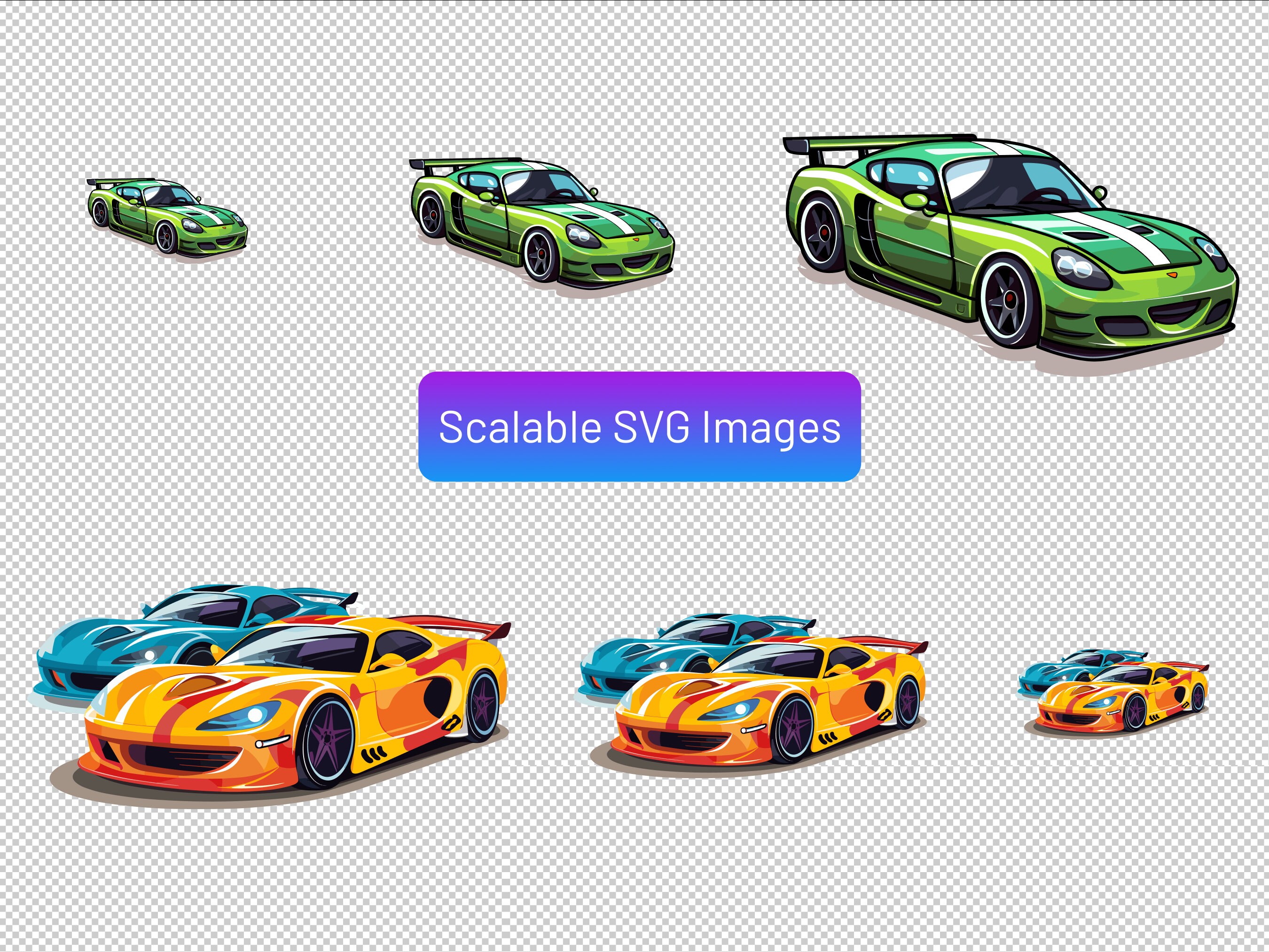 Race Car 51 SVG Clipart Bundle, Instant Digital Download, High Quality ...