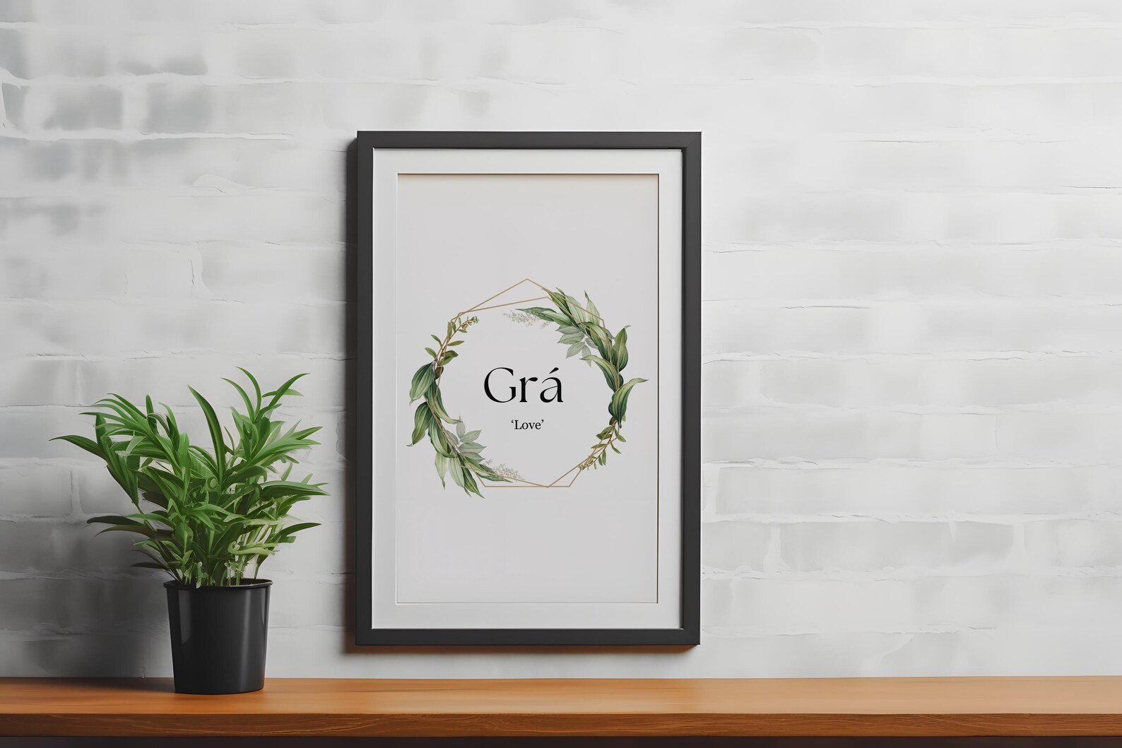 Grá Irish Prints, 3 Designs Included, Love Poster, Irish Wall Decor ...
