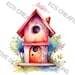 Watercolor Birdhouse Clipart Bundle Instant Digital Download - Etsy