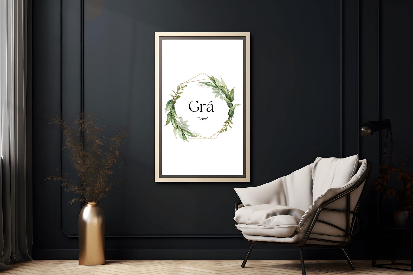 Grá Irish Prints, 3 Designs Included, Love Poster, Irish Wall Decor ...