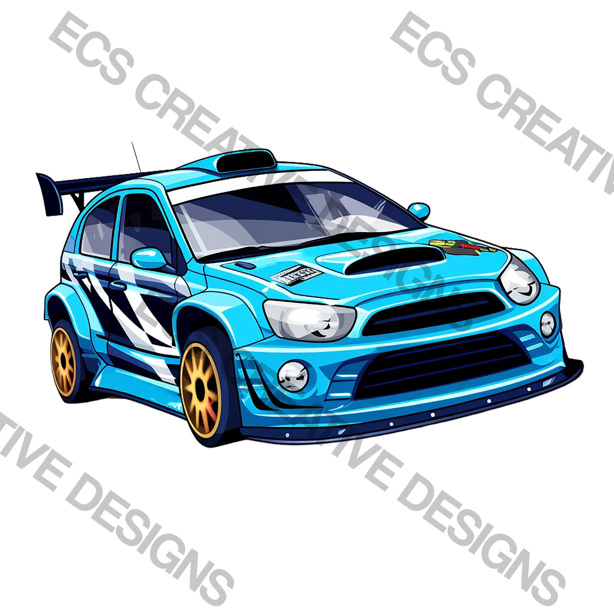 33 Rally Car PNG Clipart Bundle, Fun Cartoon Racing Car Designs ...
