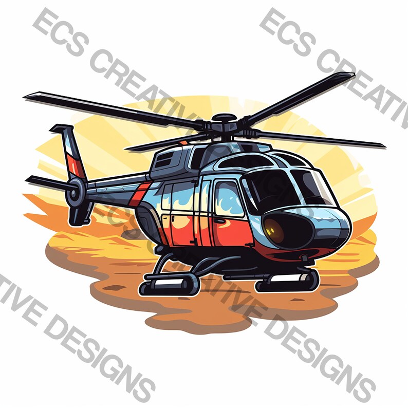 Airplane and Helicopter 30 PNG Clipart Bundle, Instant Digital Download ...