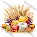Watercolor Autumn Harvest Clipart Bundle of 26 PNG Files for Digital ...