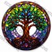 Tree of Life Stained Glass Clipart Bundle, Instant Digital Download, 20 ...
