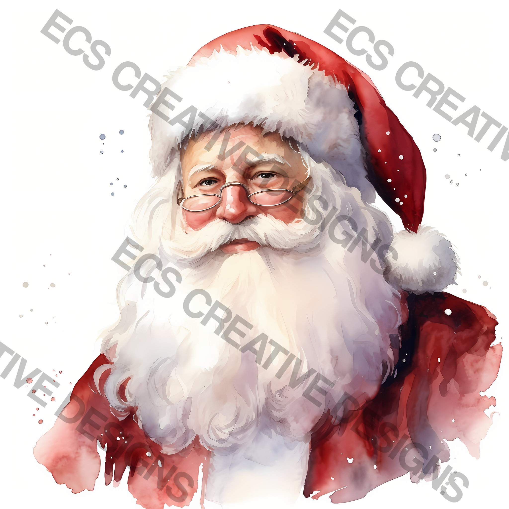 Santa Claus Clipart Bundle, Digital Download for Commercial Use ...
