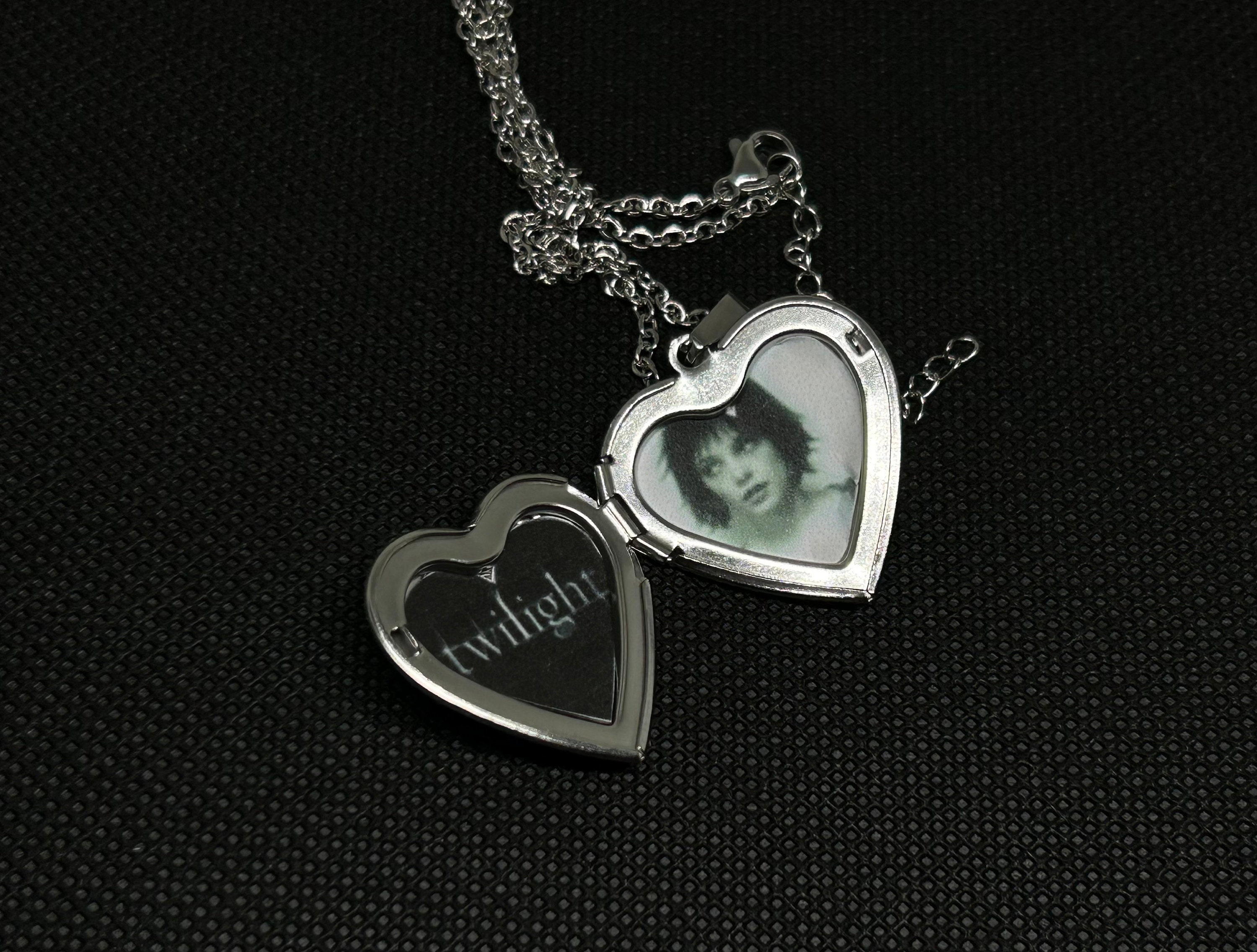 Alice Vampire Twilight Heart Pedant Locket Necklace Handmade , Gift ...