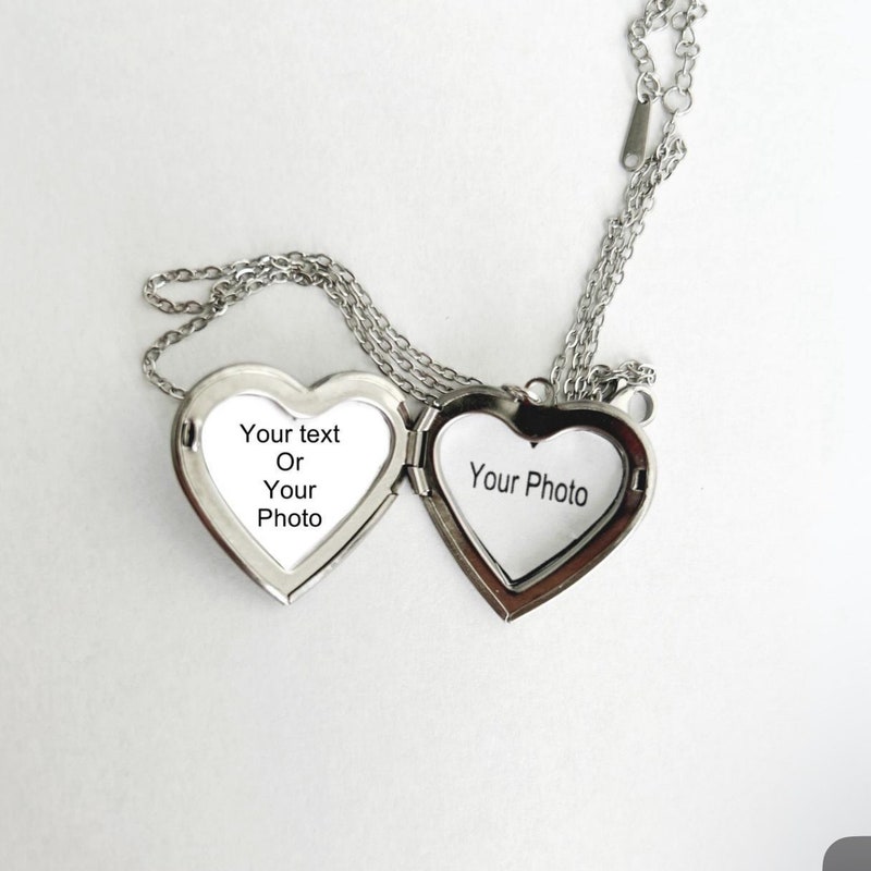 Custom Heart Necklace - Etsy
