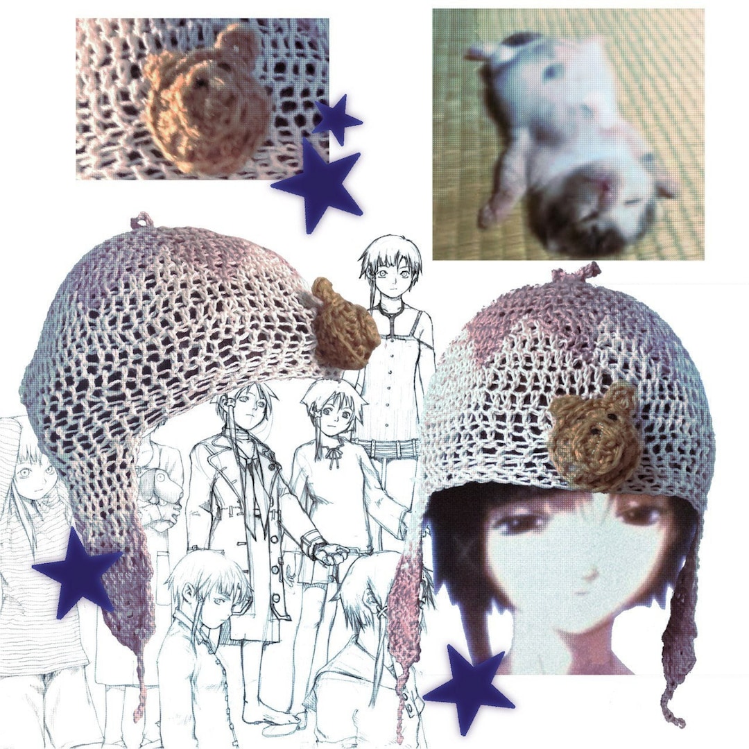 Lain Iwakura's Hat Handmade Serial Experiments Lain Hat - Etsy
