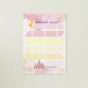Fairy Reward Chart | Kids Behavior Chart | Printable Sticker Chart ...
