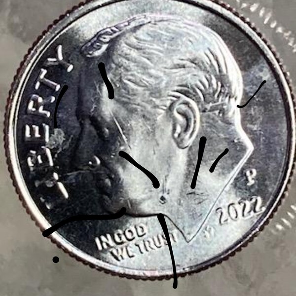 Rare Coins With Errors Dime - Etsy