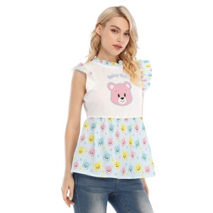 ABDL Baby Girl Teddies Ruffle Top Adult Baby - Etsy