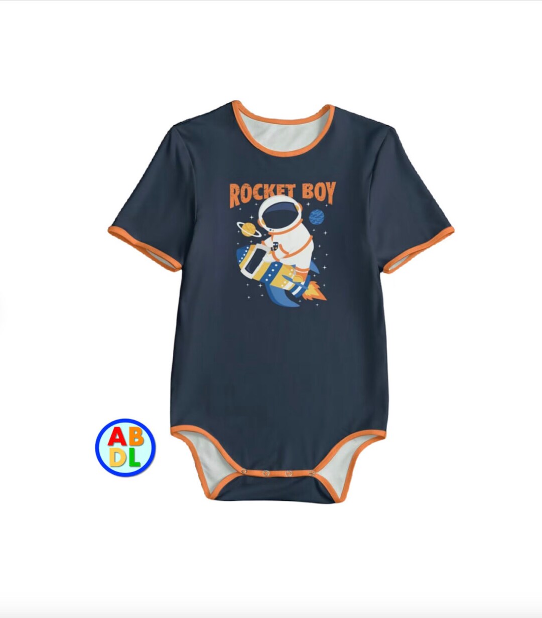 ABDL Rocket Boy Bodysuit Adult Baby - Etsy