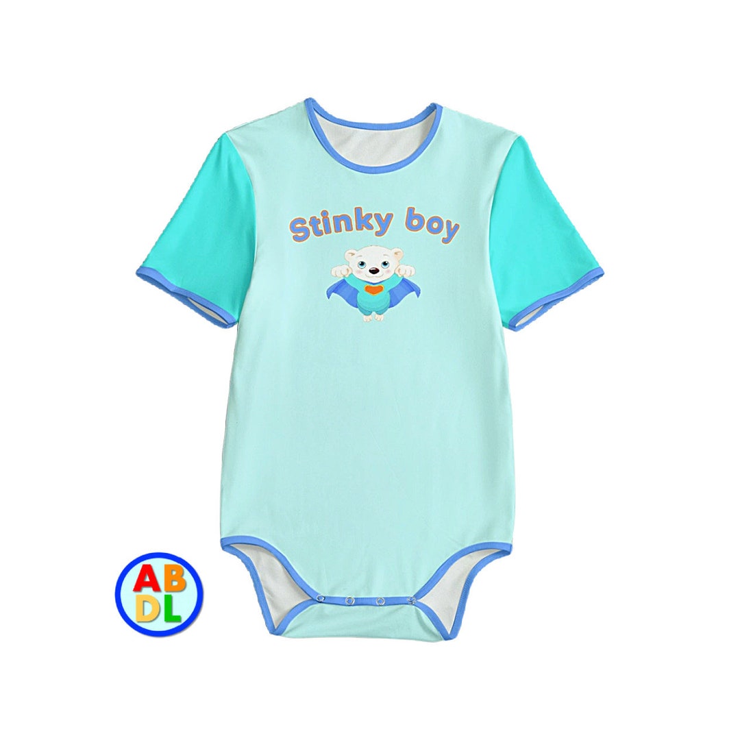 ABDL Stinky Boy Bodysuit Adult Baby - Etsy