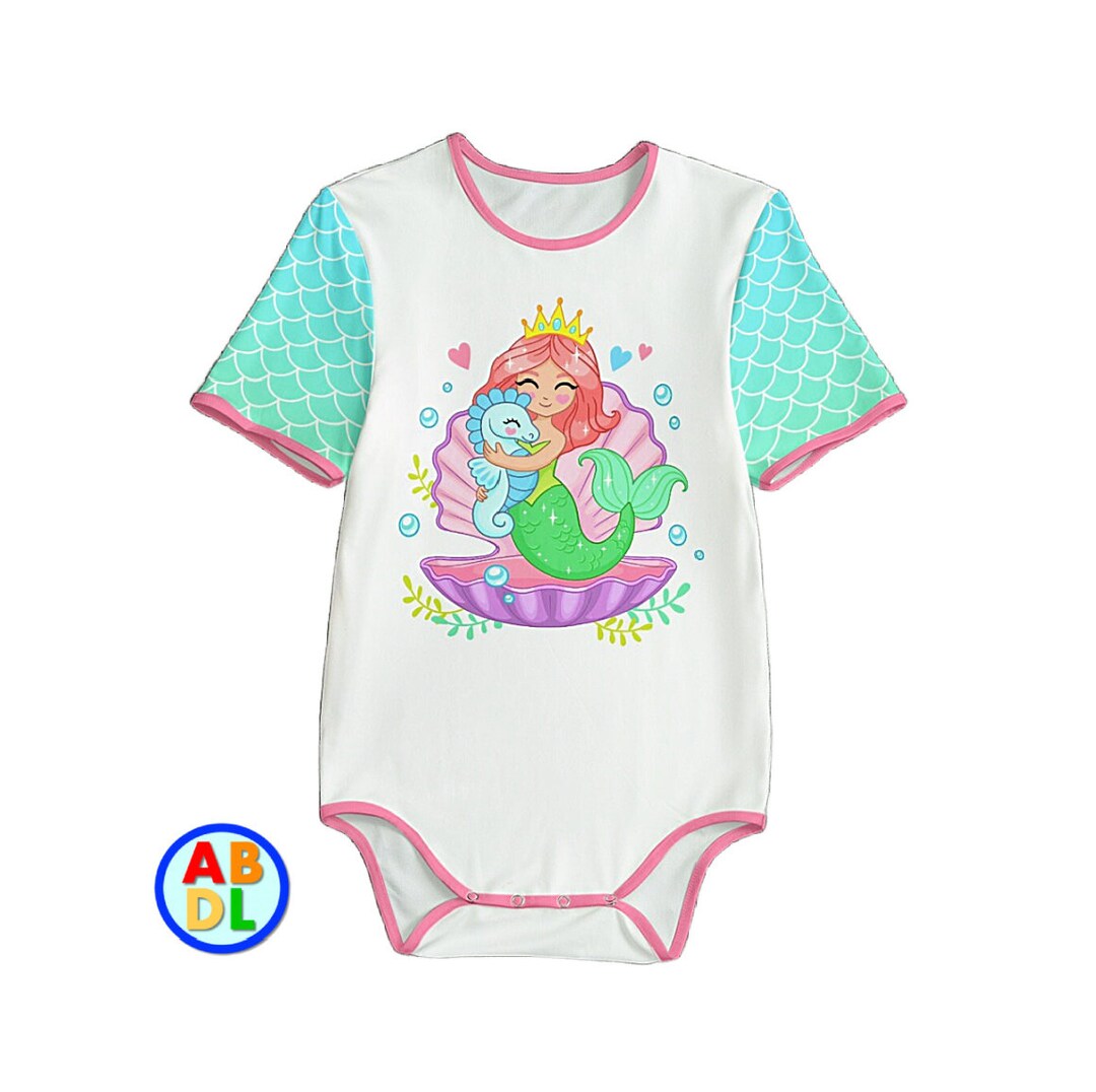 ABDL Mermaid Bodysuit Adult Baby - Etsy