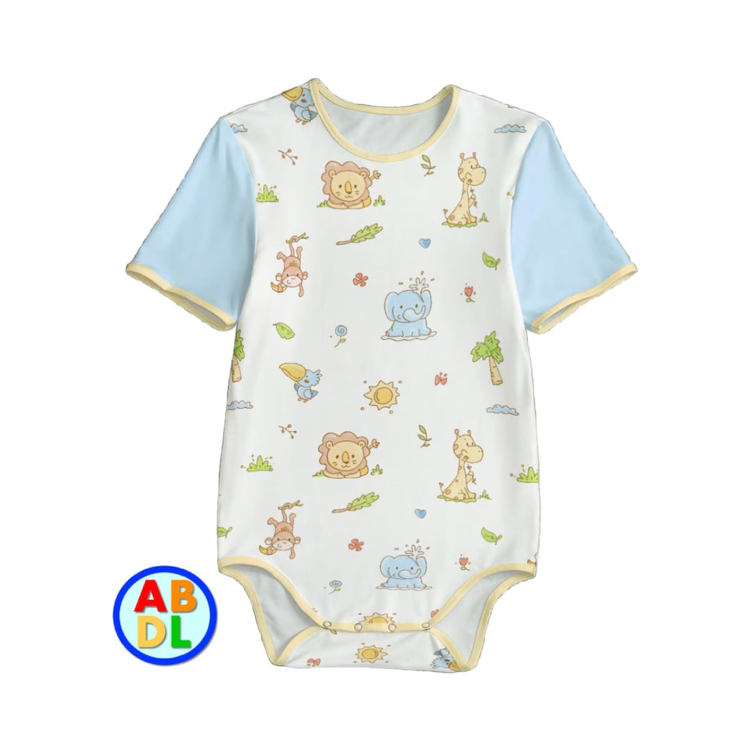 ABDL Jungle Babies Bodysuit Adult Baby - Etsy UK