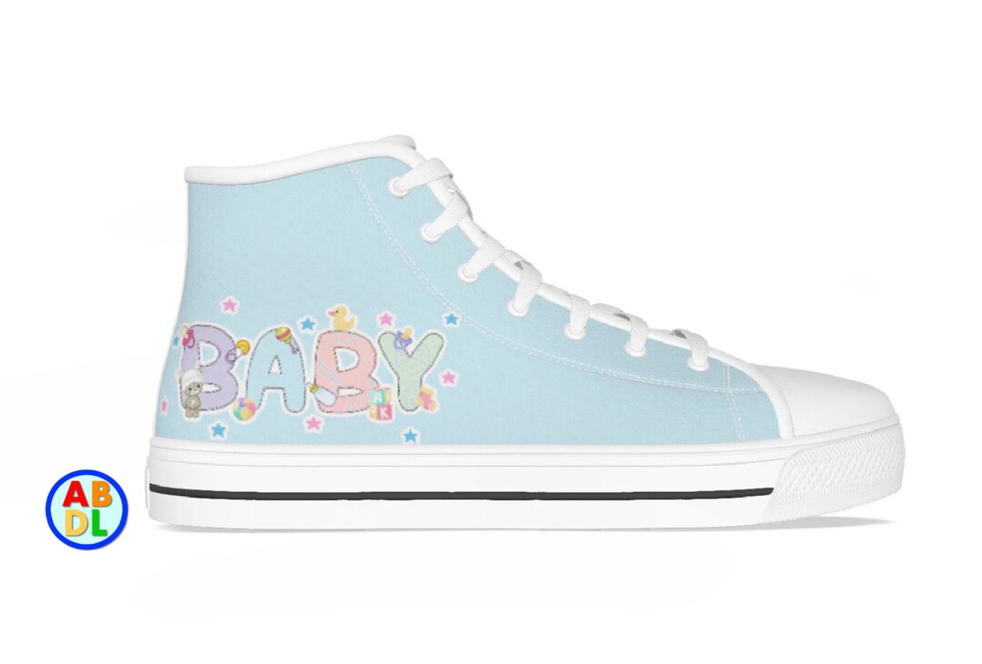 ABDL "baby" High Tops Adult Baby - Etsy