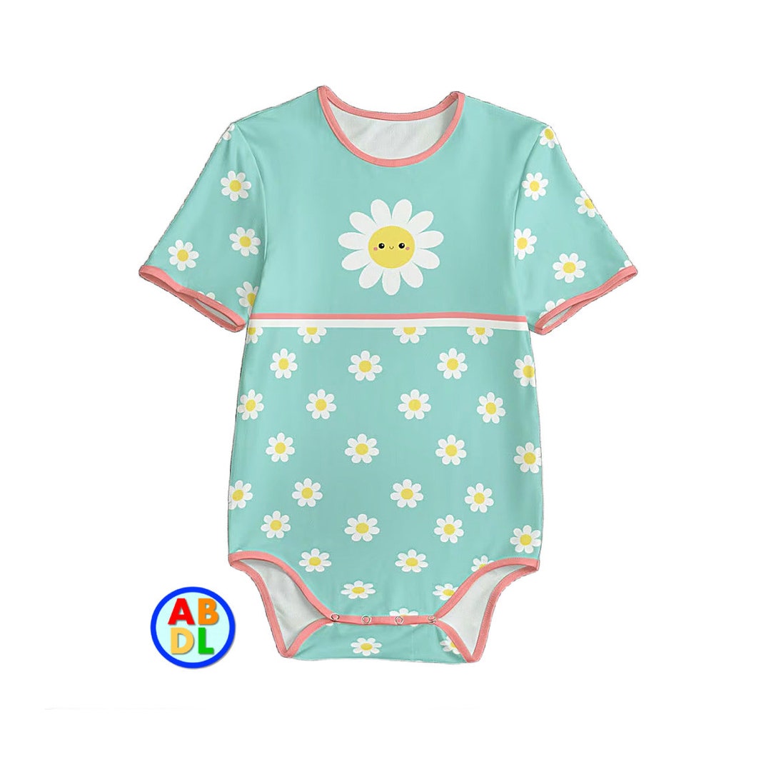 ABDL Happy Daisy Bodysuit Adult Baby - Etsy
