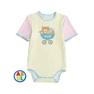 ABDL Stroller Teddy Bodysuit Adult Baby - Etsy