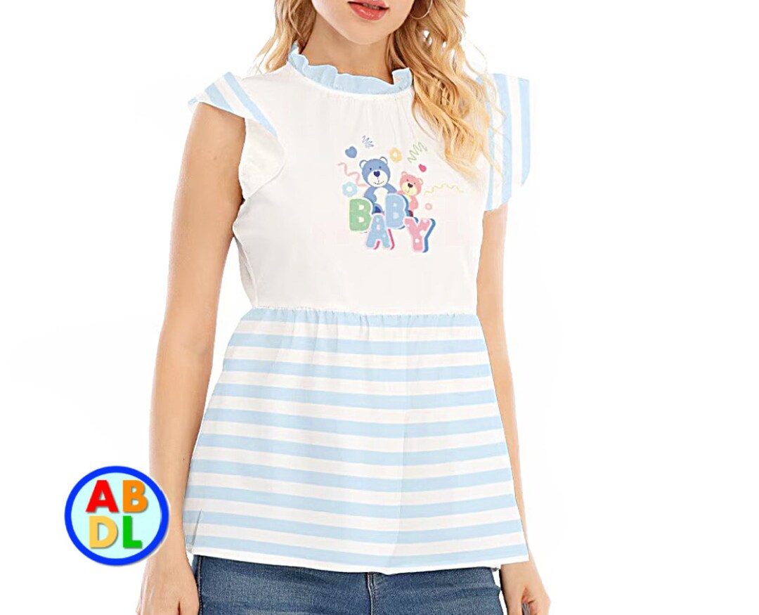 ABDL "baby" Ruffle Tops Adult Baby - Etsy