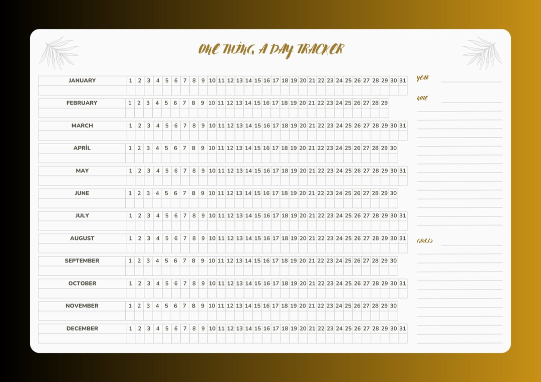 Monthly Habit Tracker Daily Checkbox Planner Worksheet - Etsy