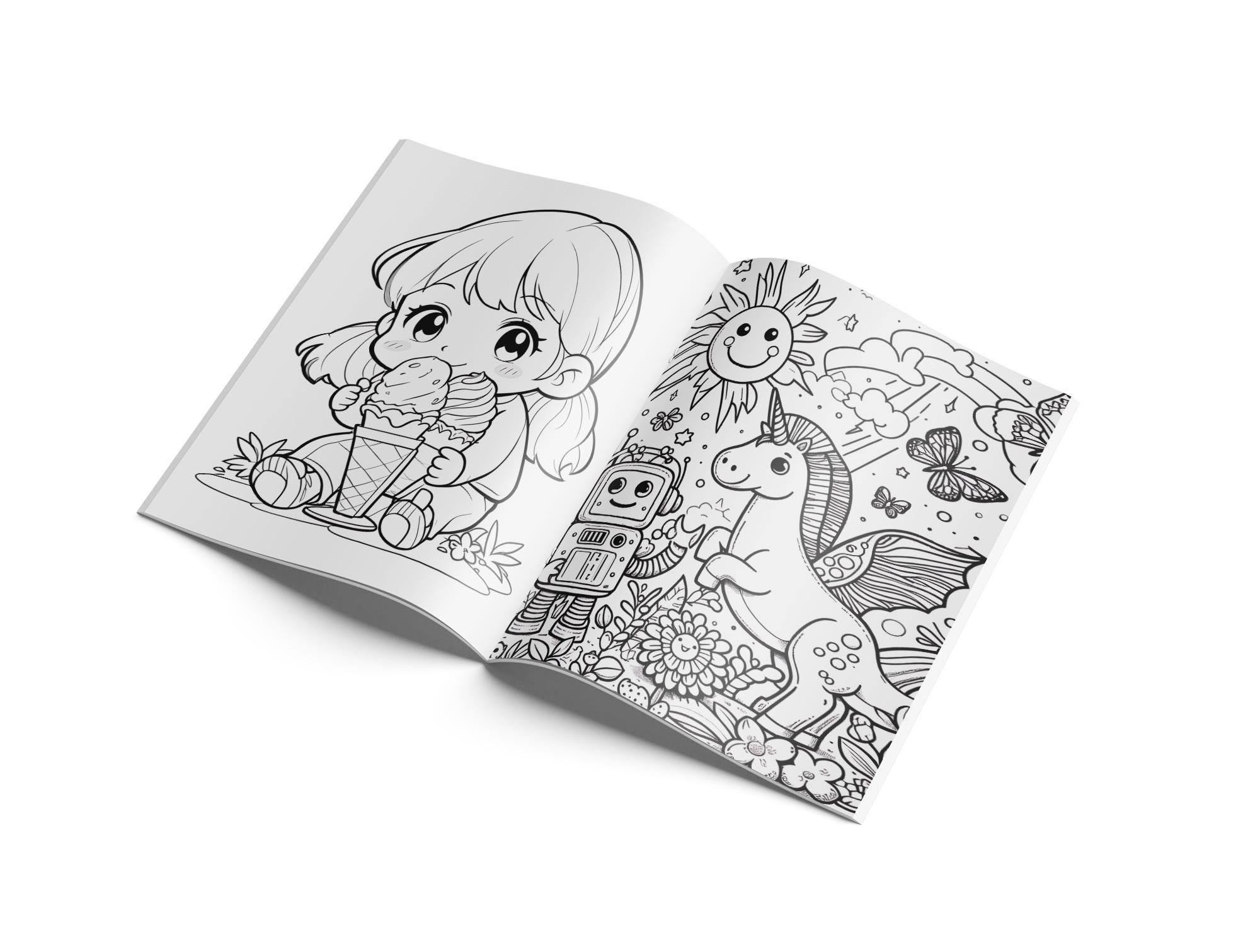 Color Me Cutesy, Coloring Book, Coloring Page, Printable Coloring ...