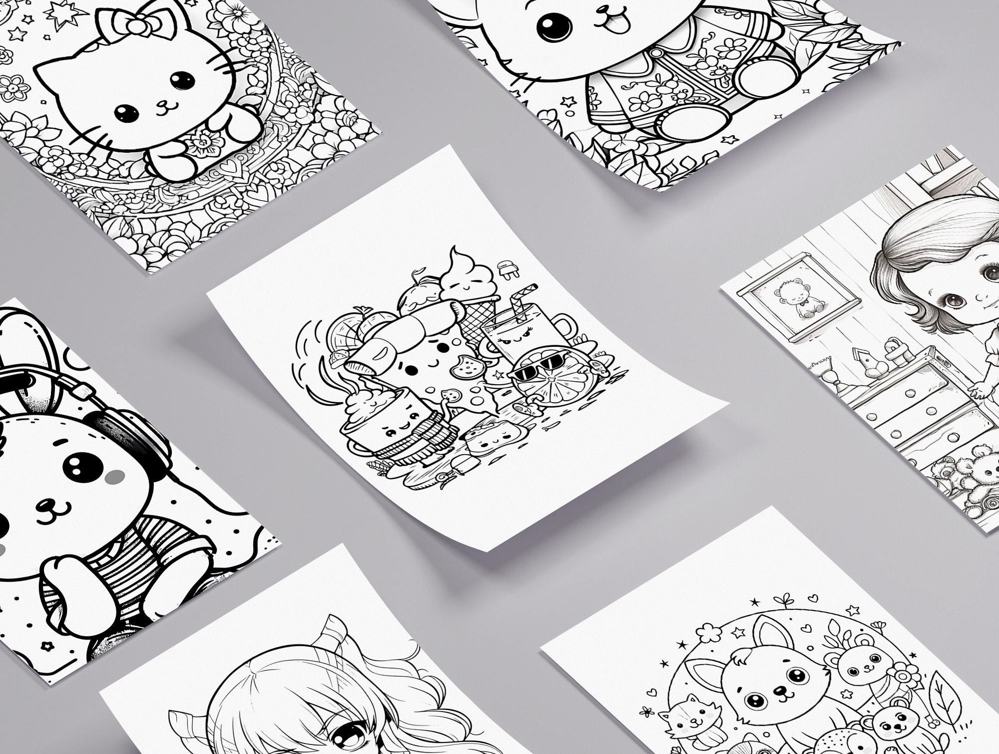 Color Me Cutesy, Coloring Book, Coloring Page, Printable Coloring ...