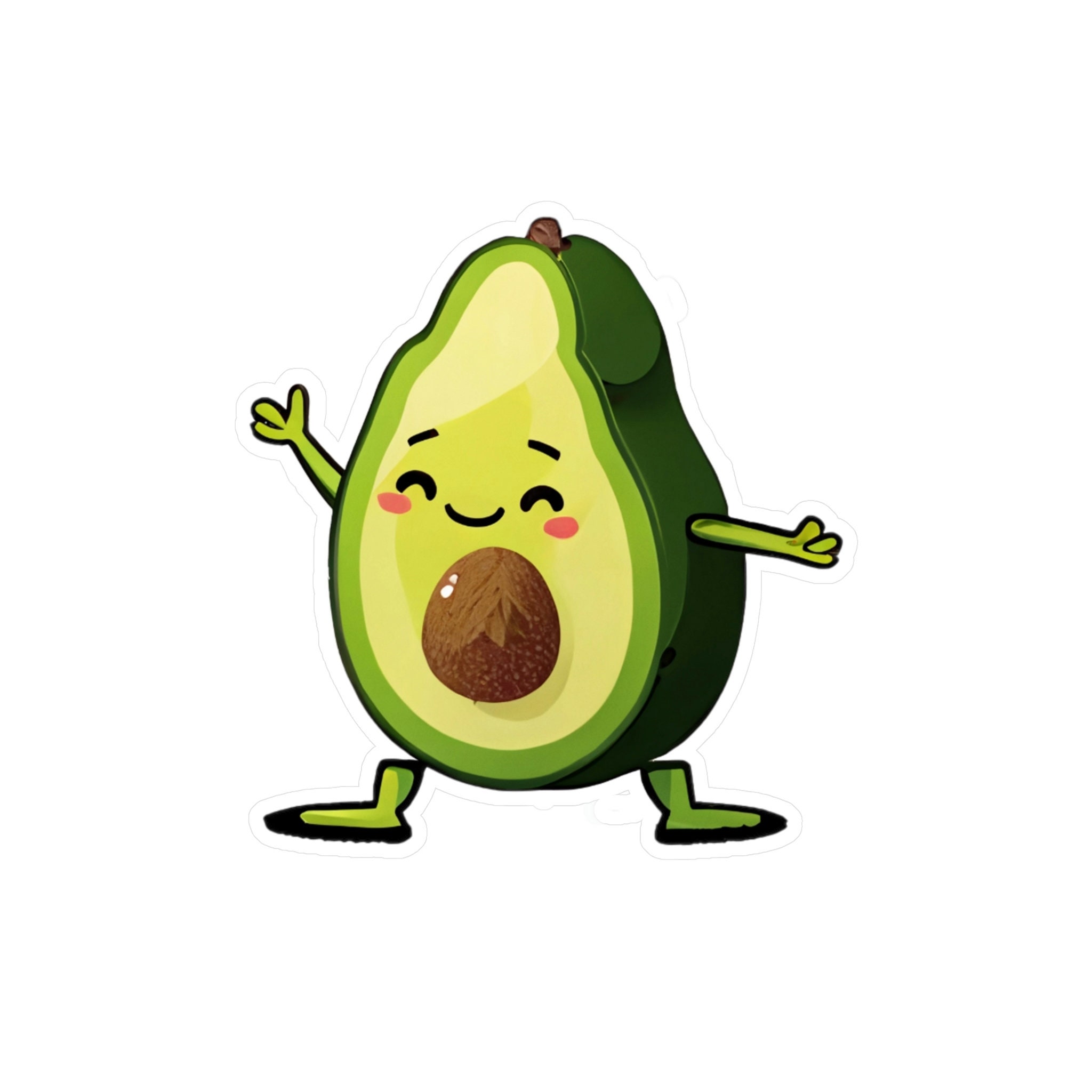 Hug-a-cado Avacado Kiss-cut Vinyl Decals - Etsy