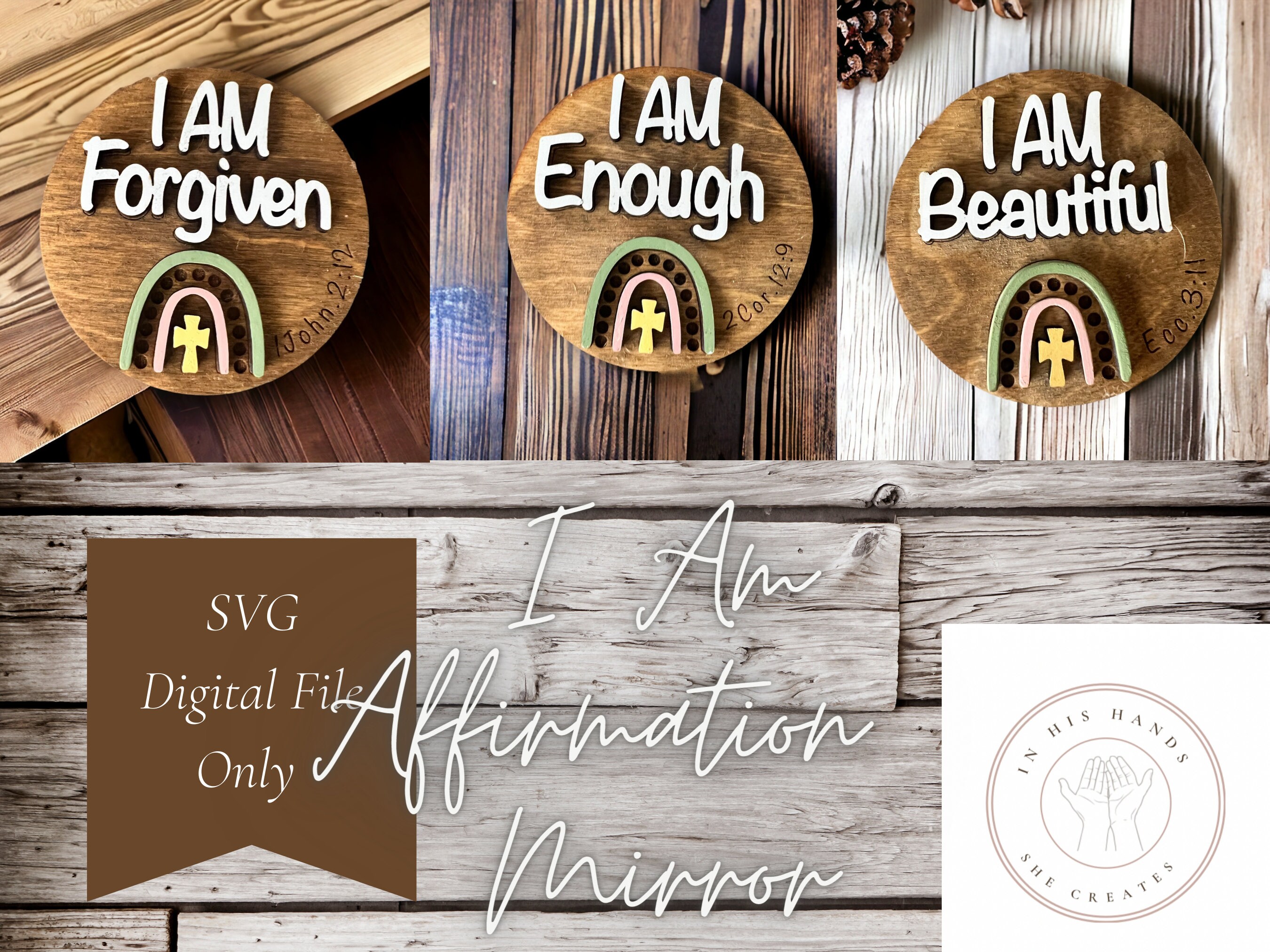 I Am Affirmation Mirror - Etsy