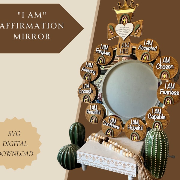 Affirmation Mirror - Etsy
