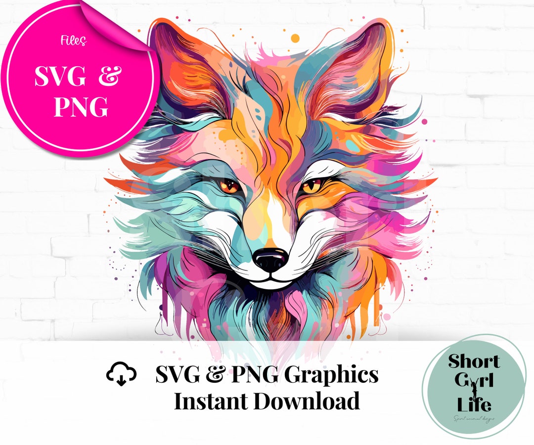 SVG Fox Clipart PNG, Fox Mask SVG for Sublimation Svg, Stickers ...
