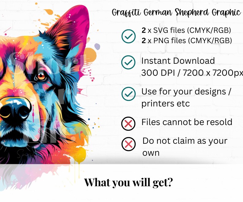 SVG German Shepherd Clipart PNG, Alsatian SVG for Sublimation Svg ...