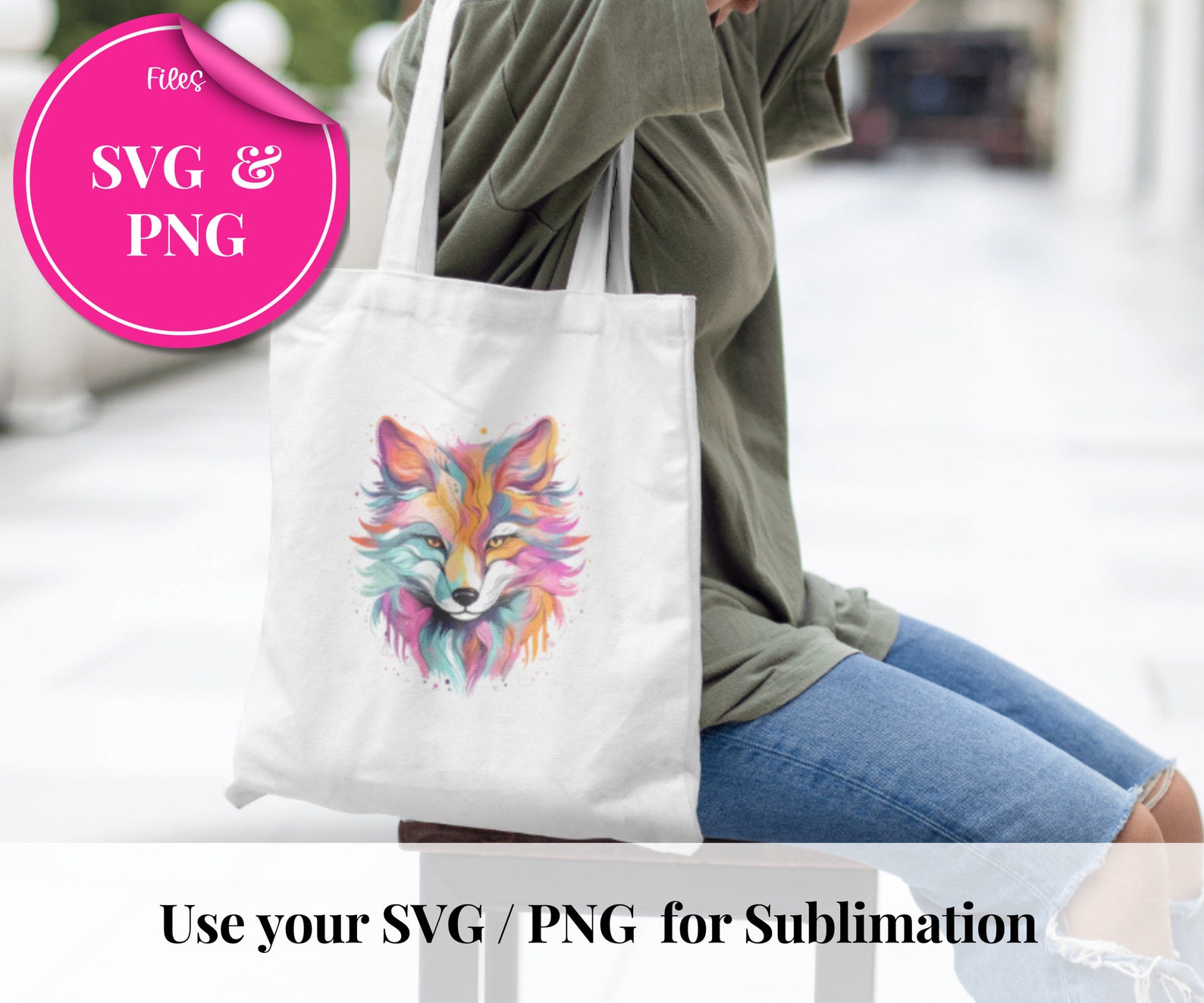 SVG Fox Clipart PNG, Fox Mask SVG for Sublimation Svg, Stickers ...