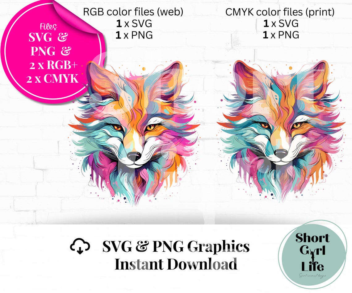SVG Fox Clipart PNG, Fox Mask SVG for Sublimation Svg, Stickers ...