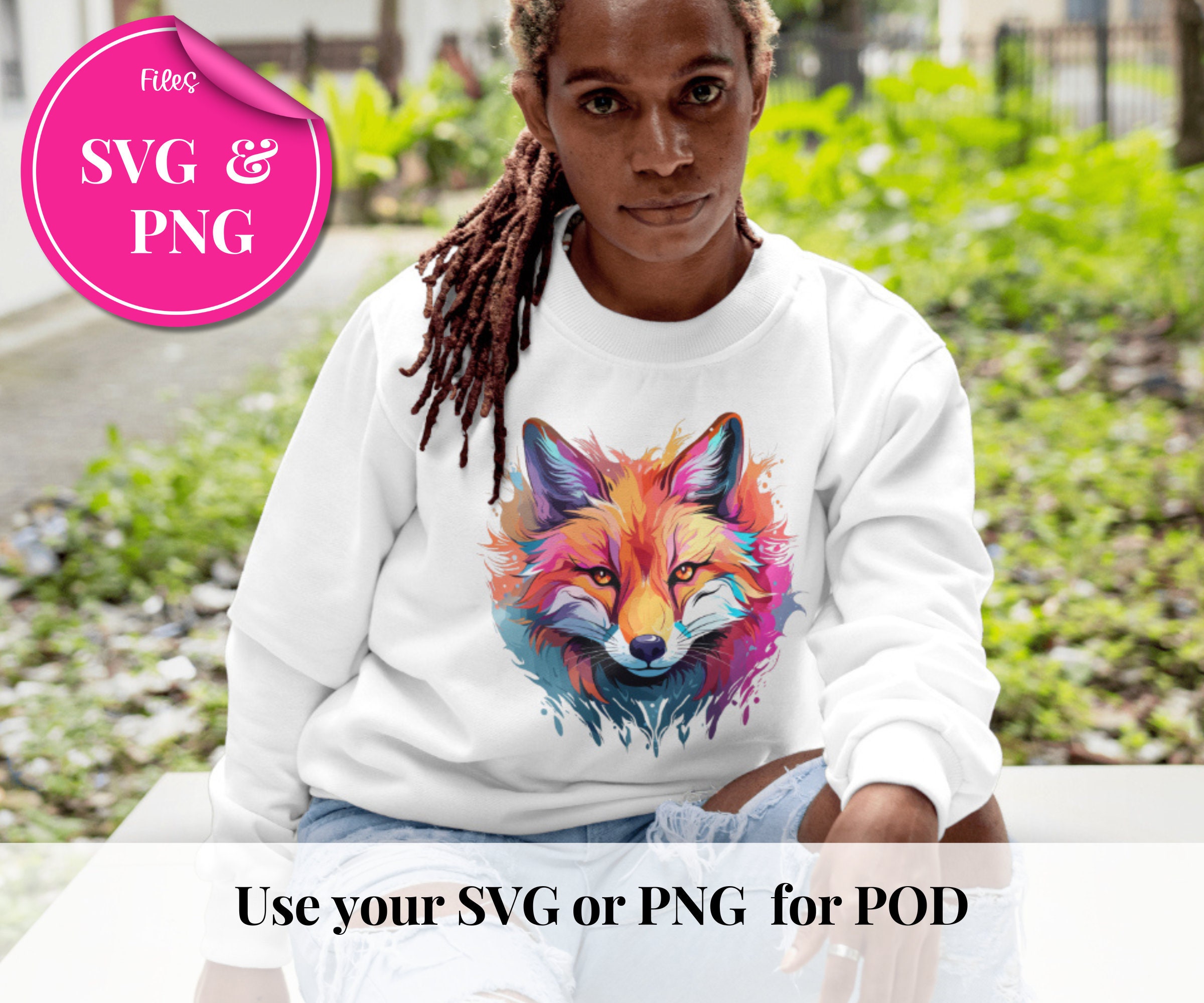 SVG Fox Clipart PNG, Fox Mask SVG for Sublimation Svg, Stickers. Fox ...
