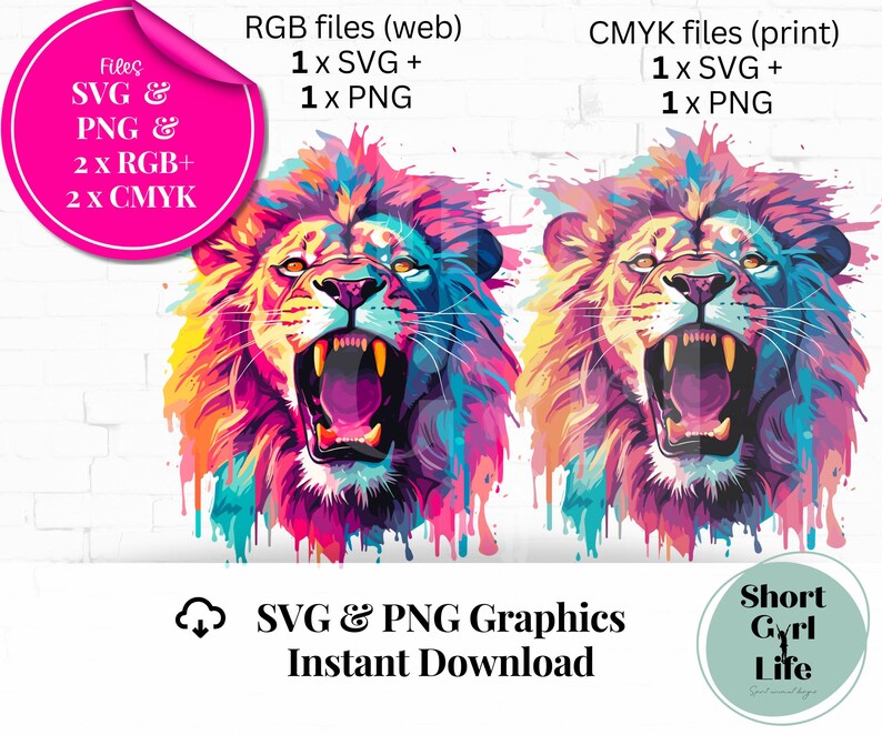 Safari SVG León clipart PNG, León SVG para Sublimación svg, pegatinas ...