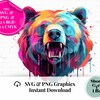 SVG Graffiti Tiger Clipart PNG Pdf, Dxf, Tiger SVG for Sublimation Svg, Stickers. Tiger Graffiti ...