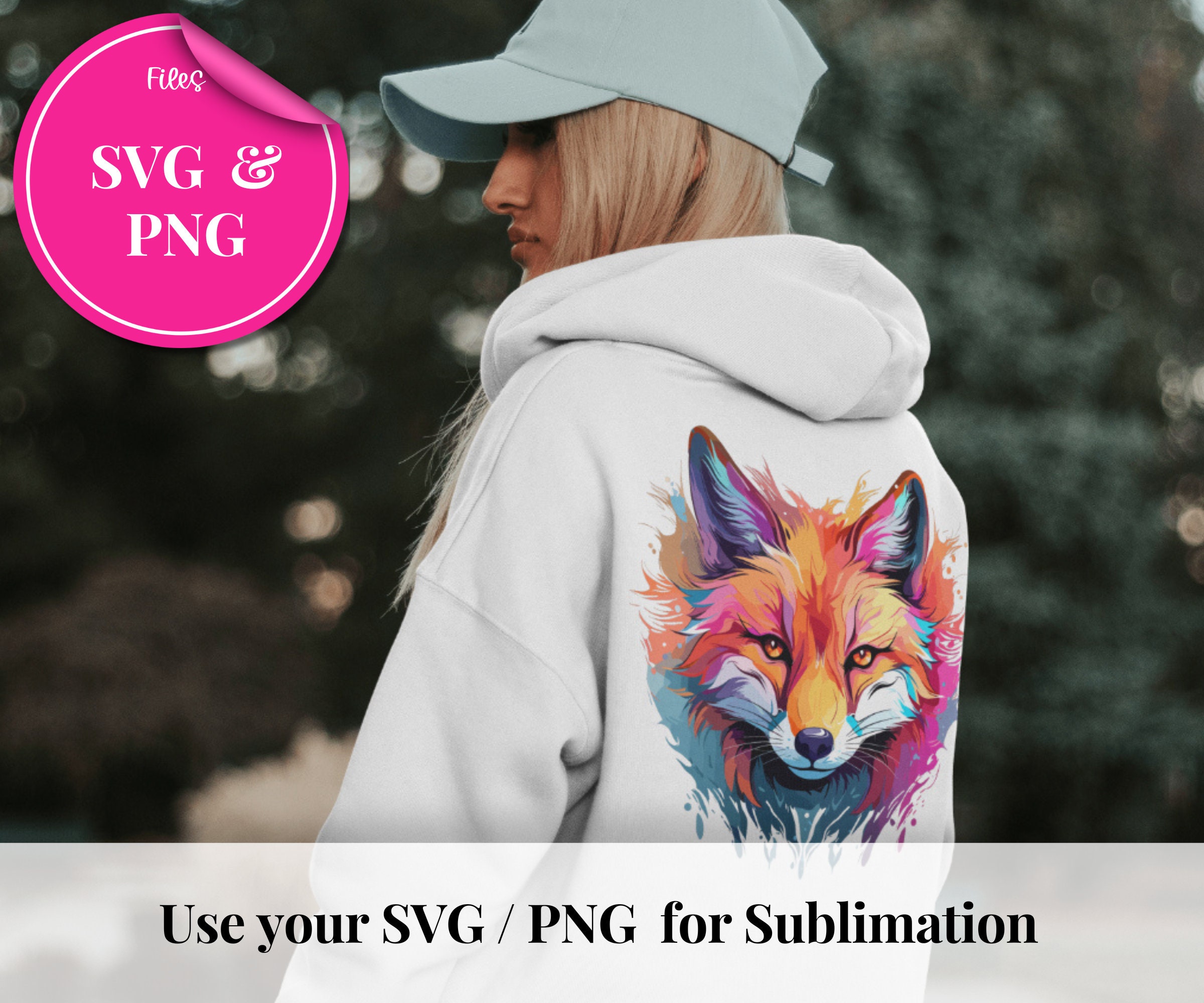 SVG Fox Clipart PNG, Fox Mask SVG for Sublimation Svg, Stickers. Fox ...