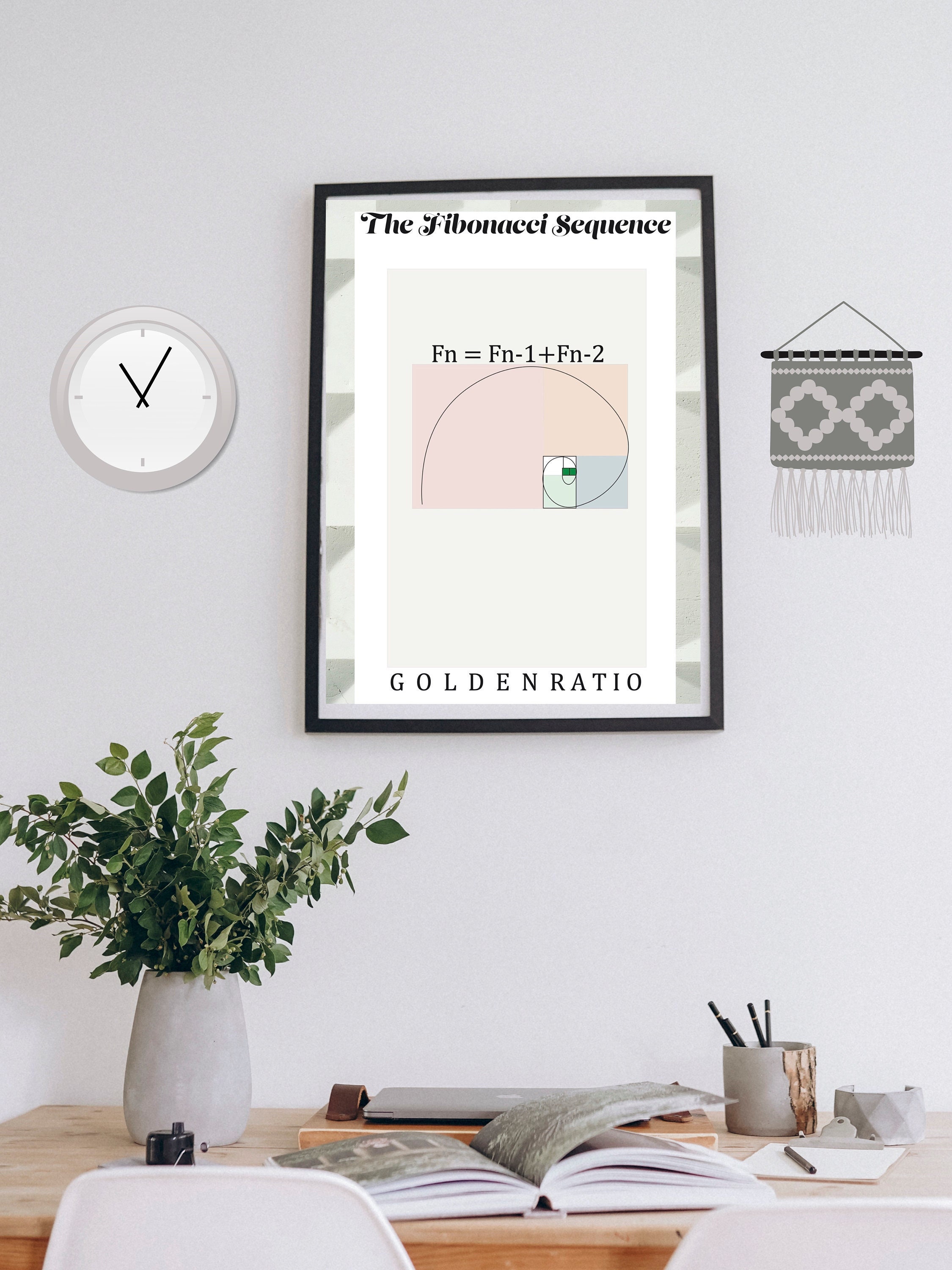 Fibonacci Sequence Artwork - Etsy