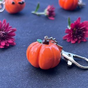 Handmade Polymer Clay Pumpkin Keychain: Fall Decor - Etsy