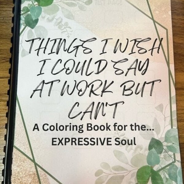 Swear Coloring Book - Etsy