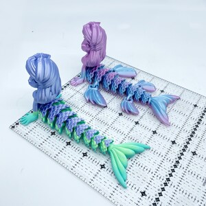 Mermaid, New Style Articulated Fidget Toy 3D Printed Printverse 3D ...
