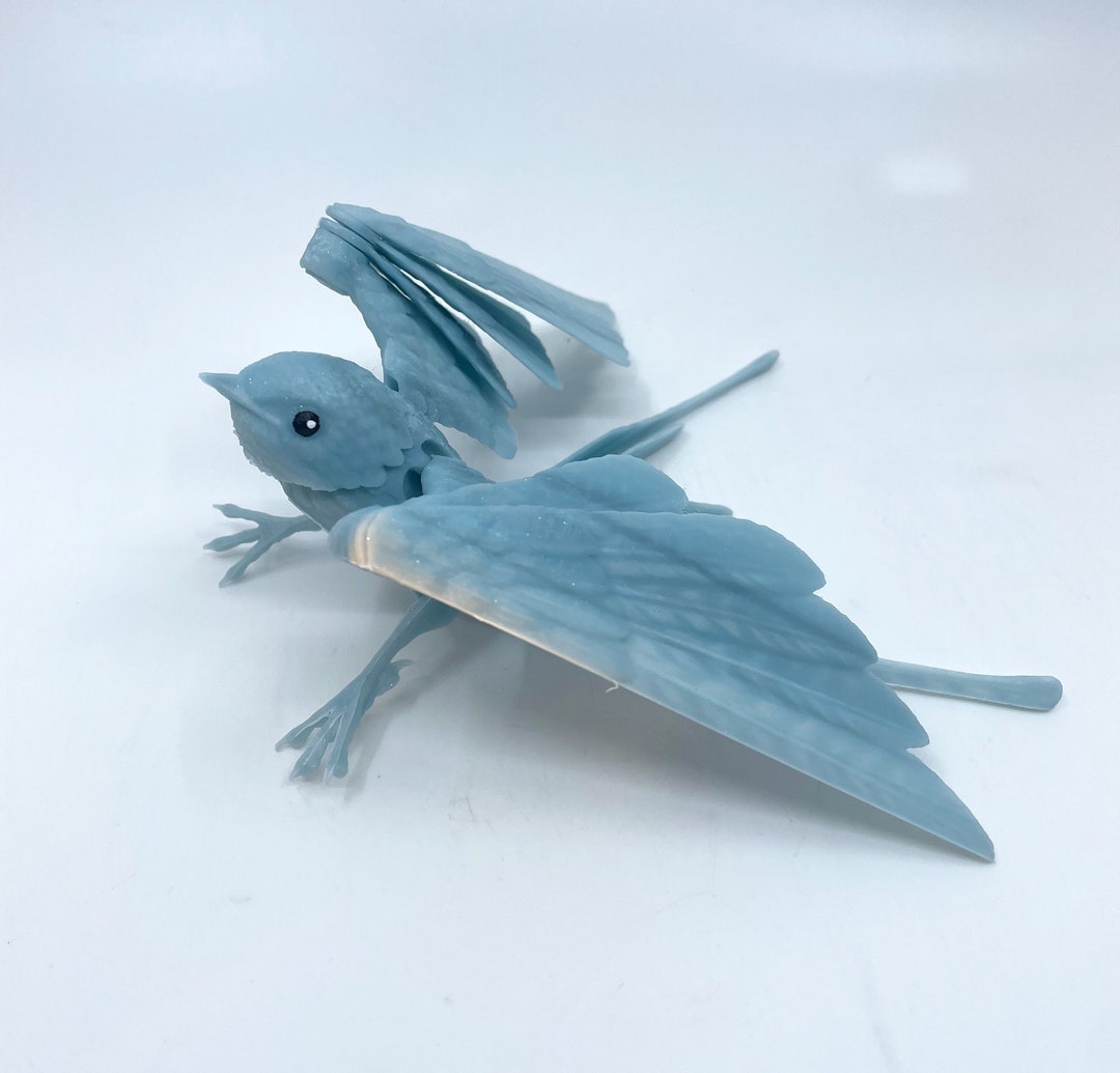 Swallow Articulated Bird Fidget Toy 3D Printed I.magina 3D Authorized ...