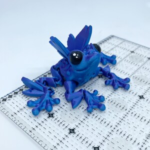 Butterfly Frog Articulated Fidget Toy 3D Printed Cinderwing 3D ...