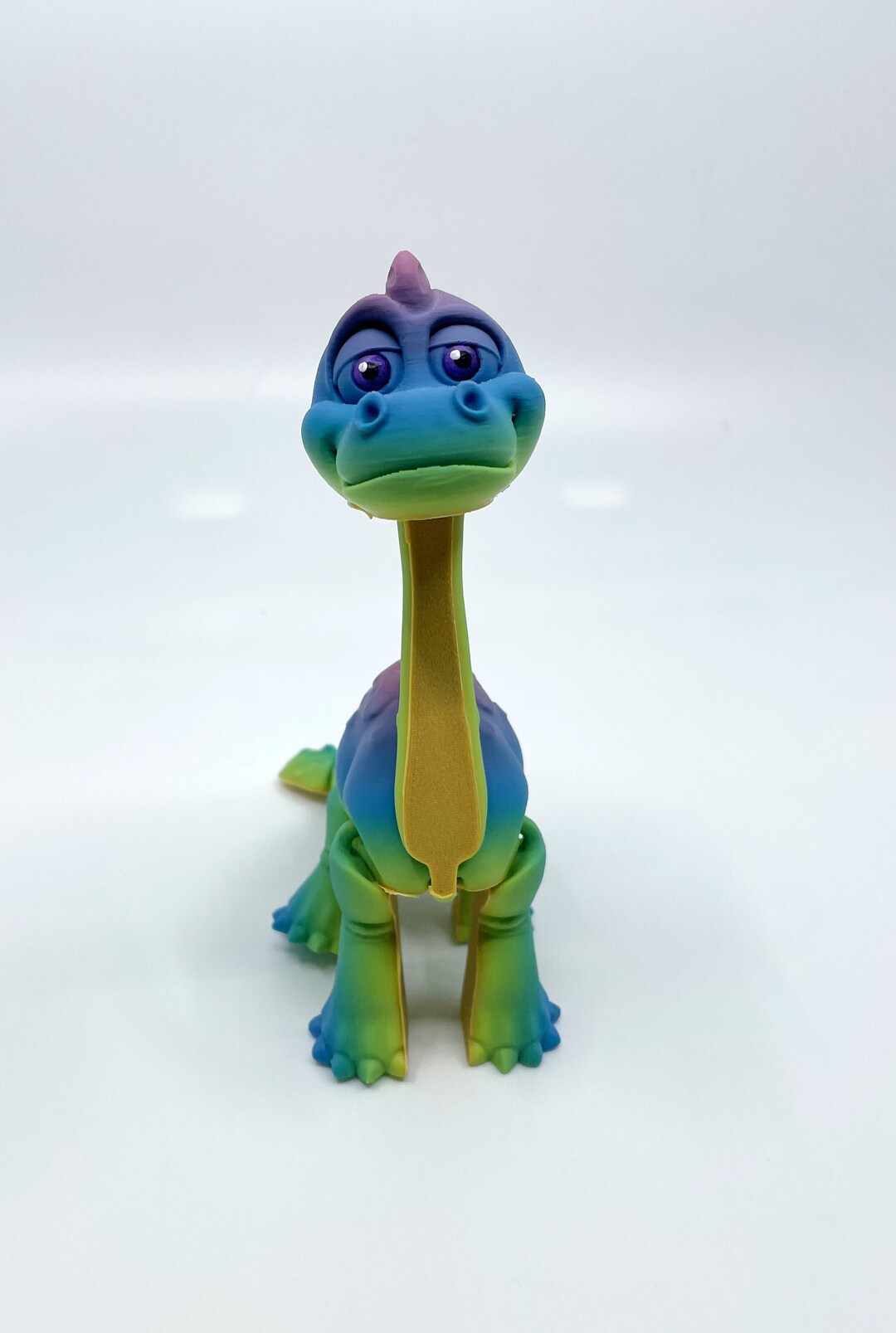 Apatosaurus Flexi Articulated Dinosaur Fidget Toy 3D Printed Flexi ...