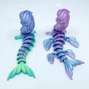 Mermaid, New Style Articulated Fidget Toy 3D Printed Printverse 3D ...