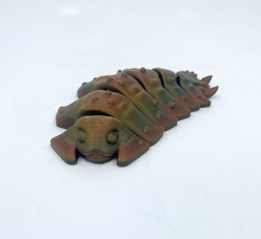 Isopod Flexi Articulated Fidget Toy 3D Printed Dragon's Den Authorized ...