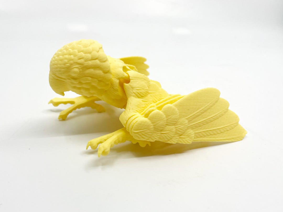 Lovebird Flexi Articulated Bird Fidget Toy 3D Printed I.magina 3D ...
