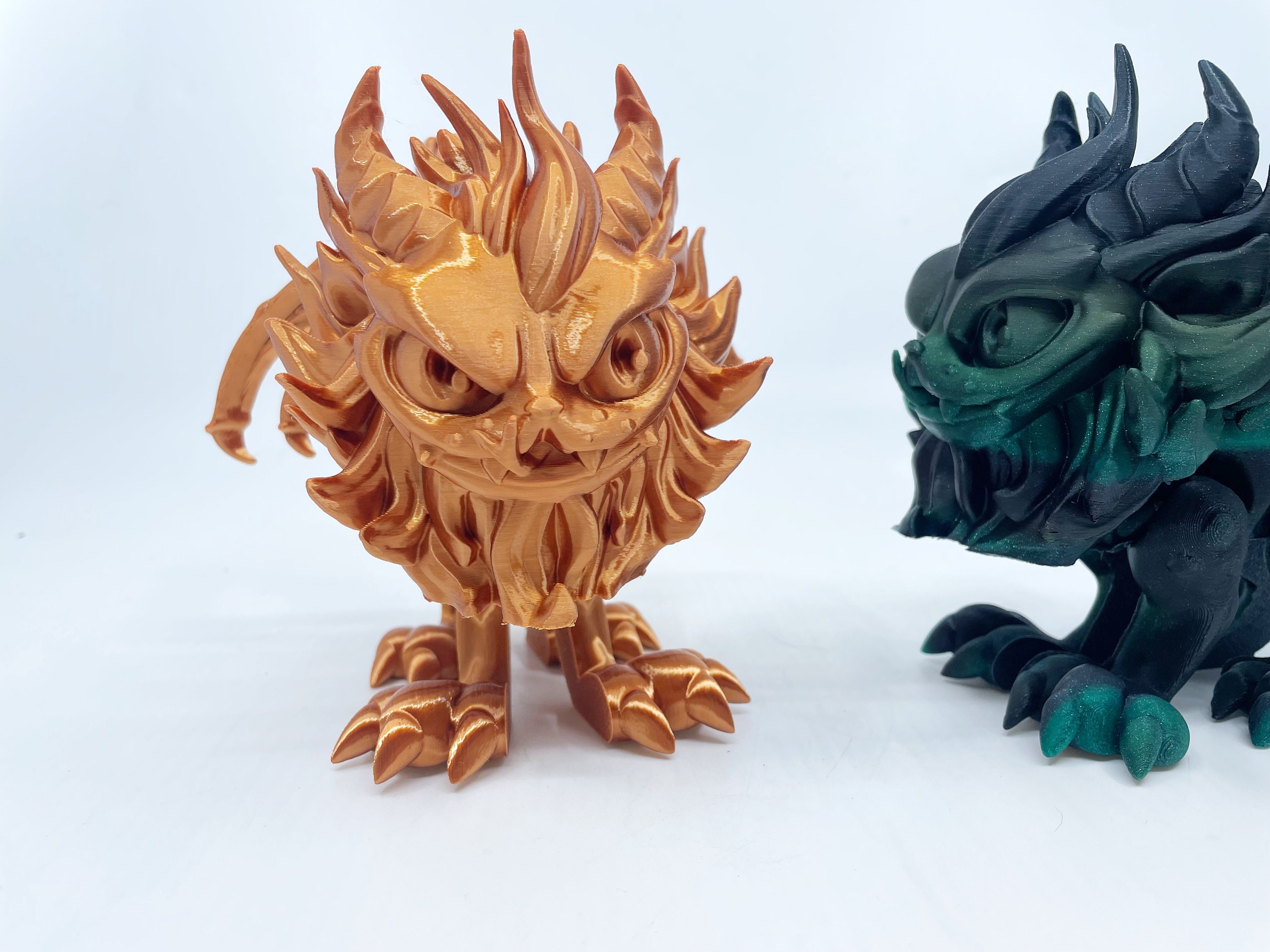 Manticore Flexi Articulated Fidget Toy 3D Printed Twisty - Etsy